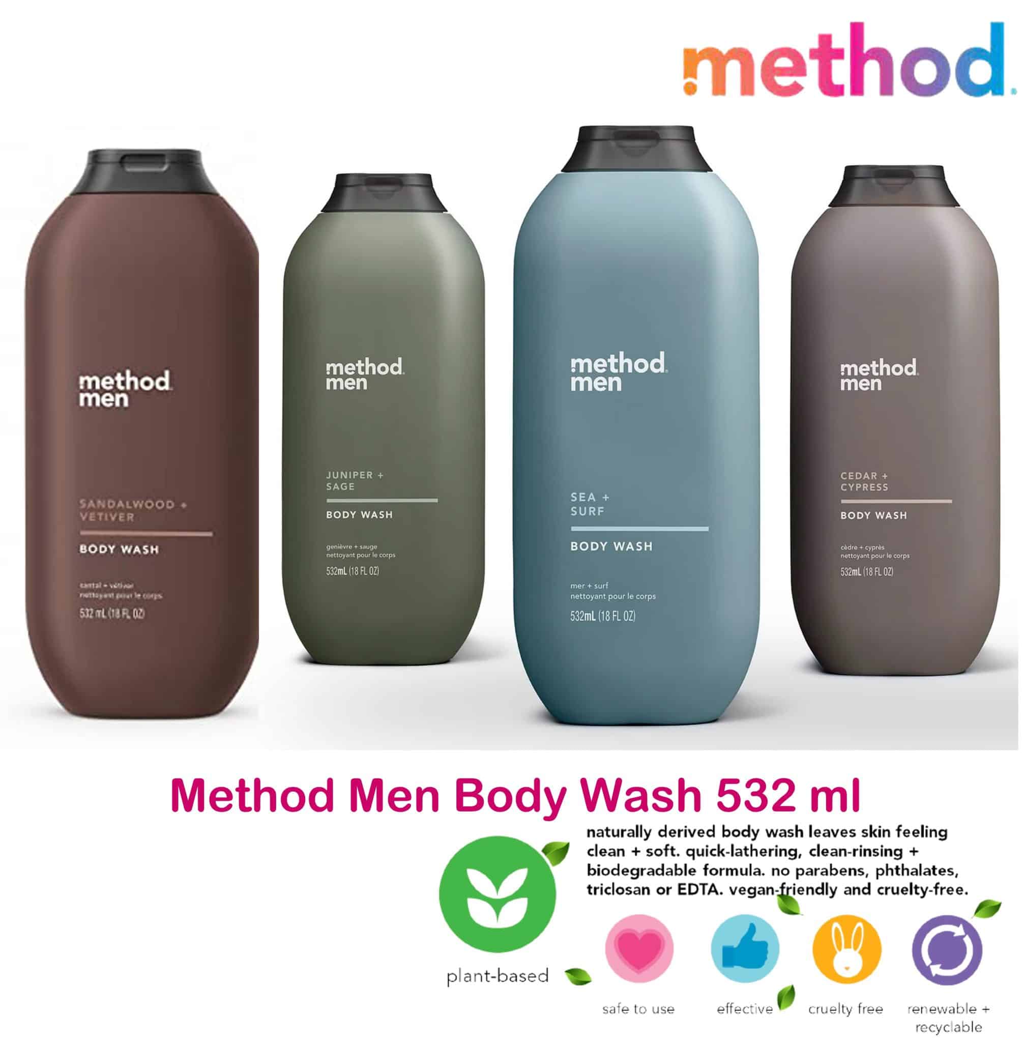 Method Men Body Wash 532ml - Reziko Trading Sdn Bhd